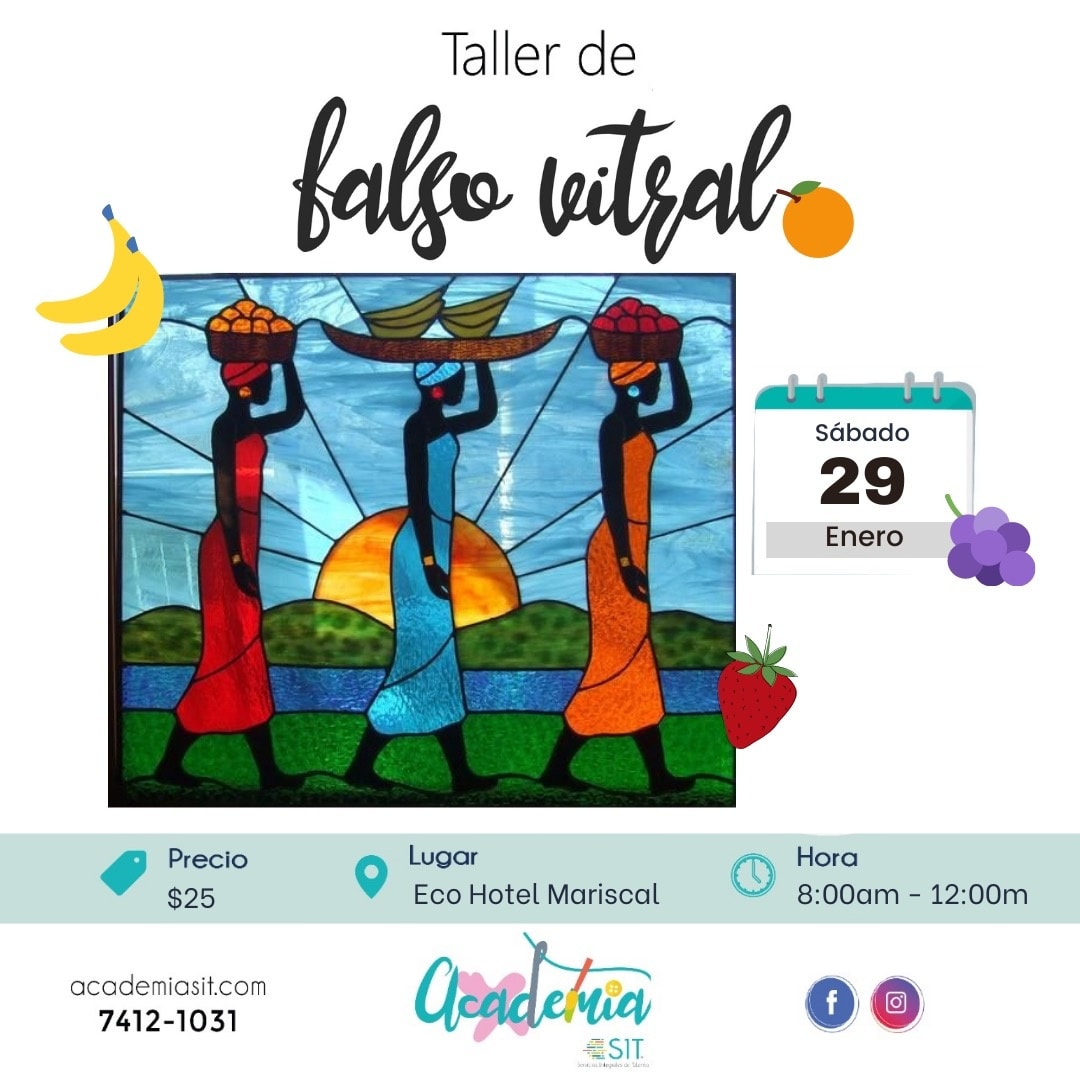Taller de Falso Vitral - AcademiSIT- Talleres de Manualidades en El ...
